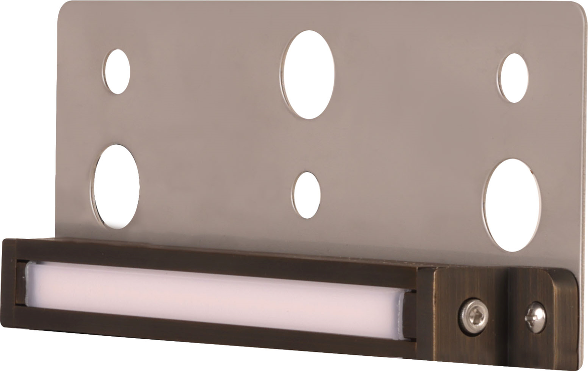 Total Light 6 Inch Brass Hardscape Light Remote Dimmable and 2700/3000